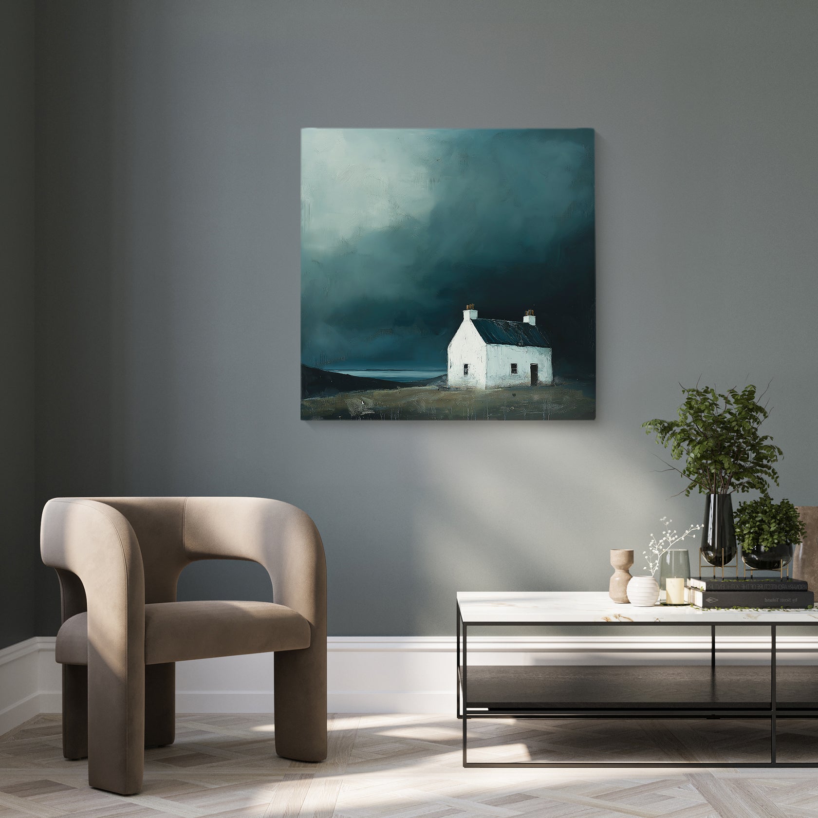 Lone Croft - Canvas Print – Mae Macpherson Art Studio