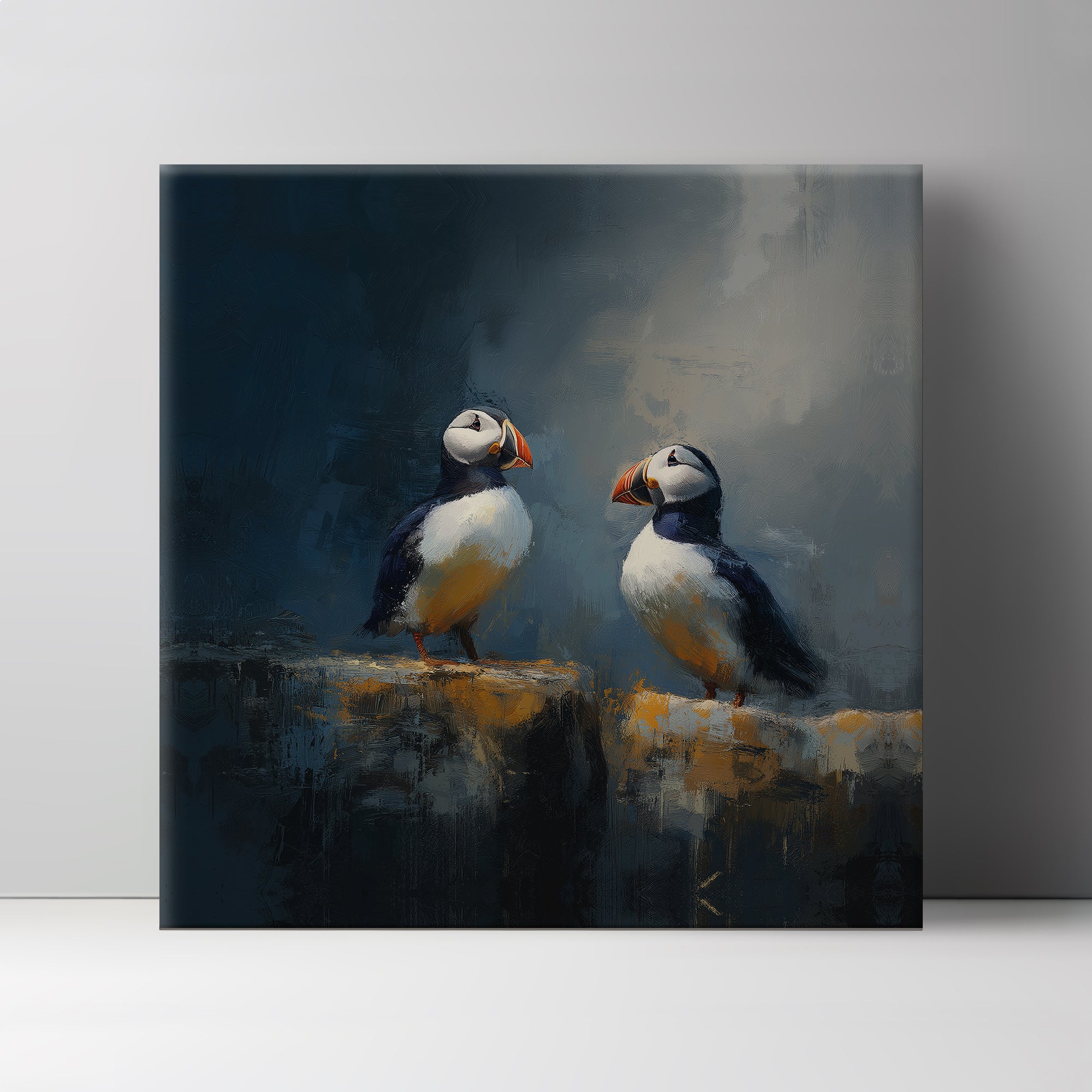 Puffin Rock - Canvas Print – Mae Macpherson Art Studio